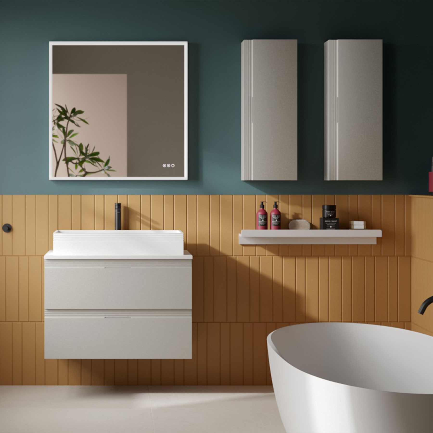 EMMA 300x800 1 door module Moon Grey