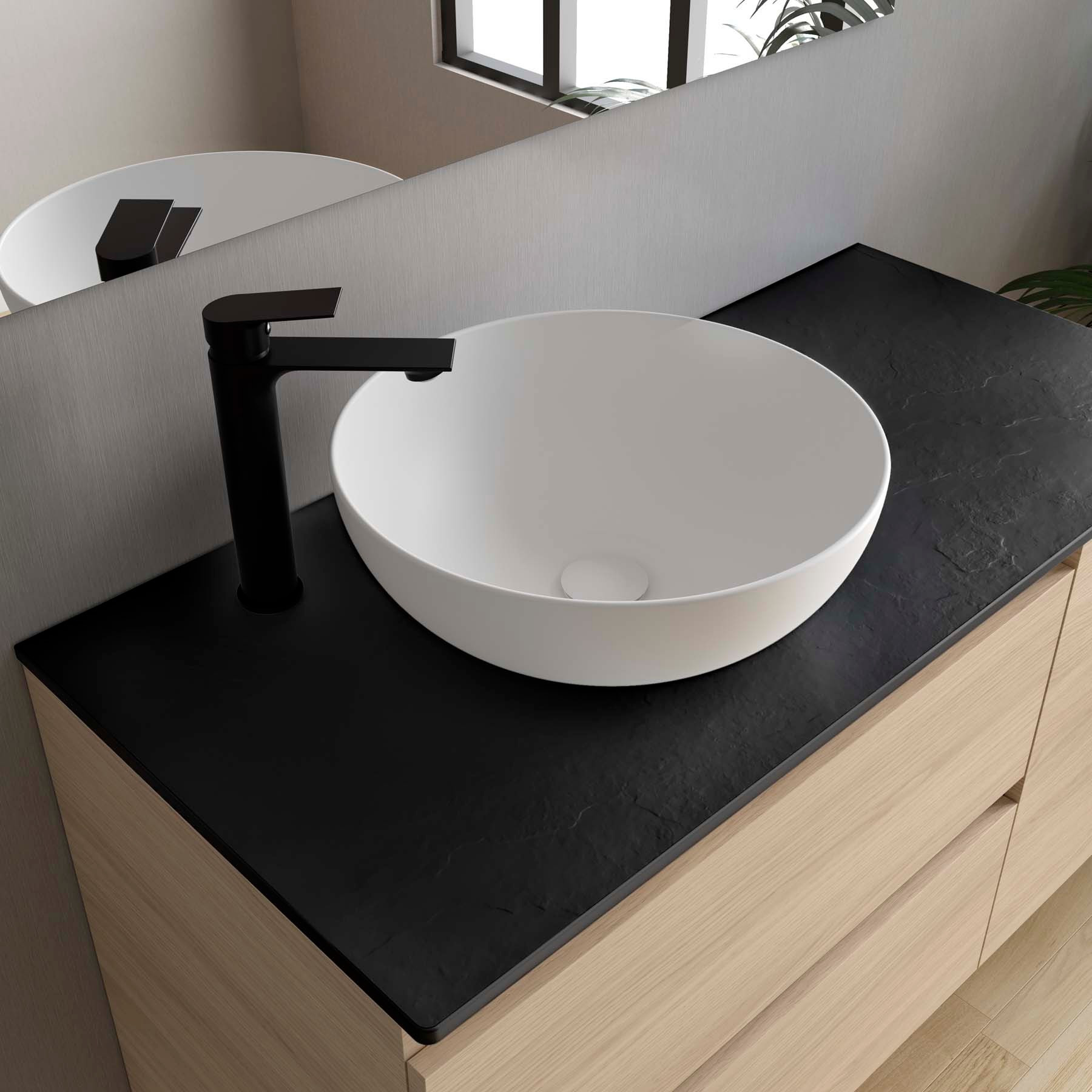 PLUS 12mm Black Slate Countertop from 911 to 1010