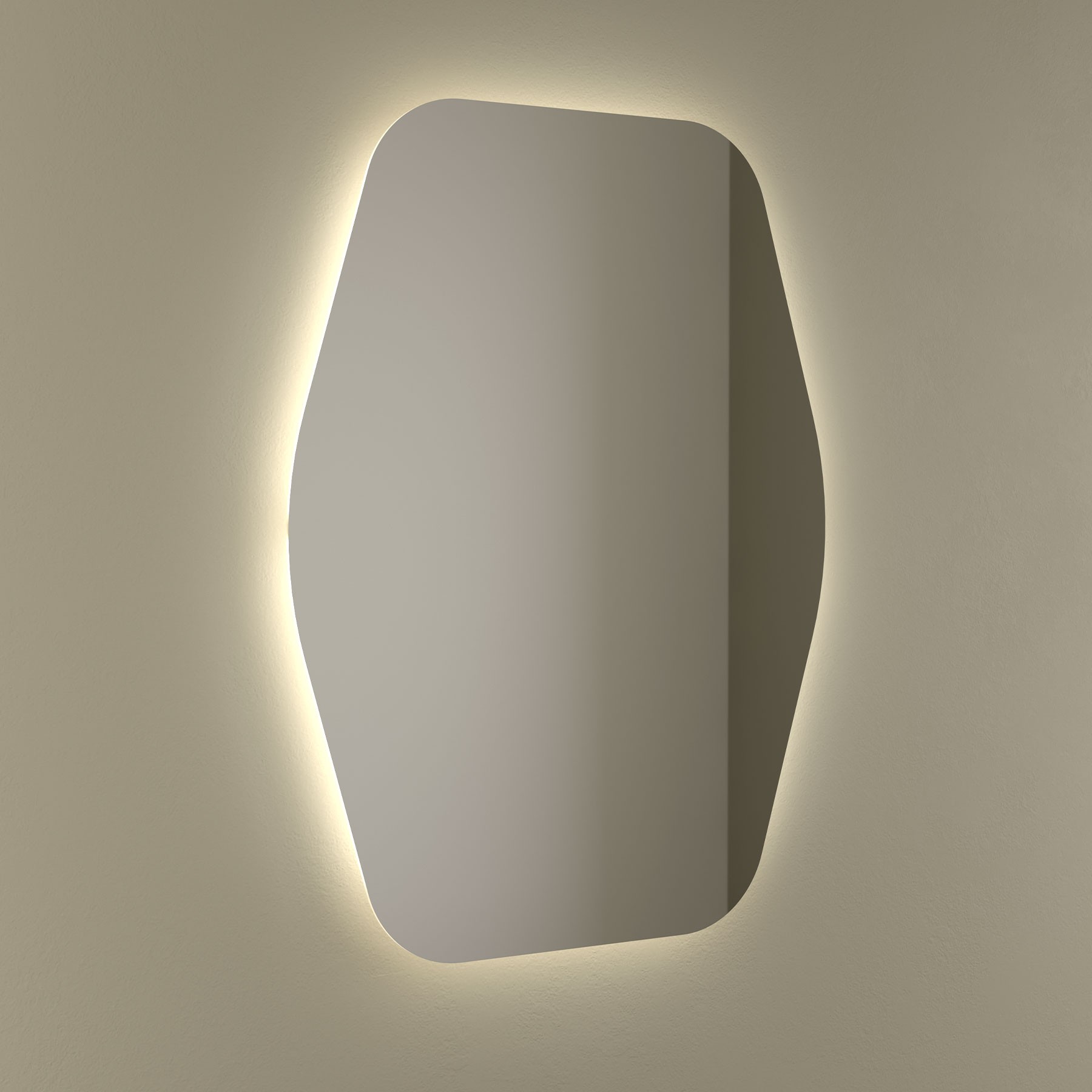 Miroir ORGANIC 800 avec LED lumière